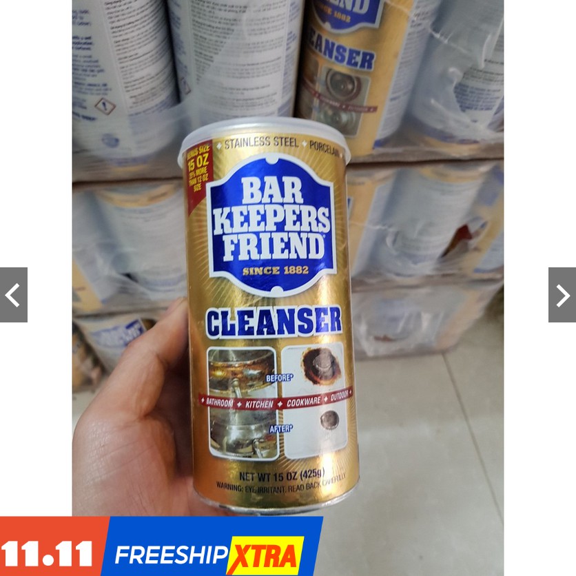 Bar keepers friend Multipurpose Cleaning Powder (BKF) cleans glass ...