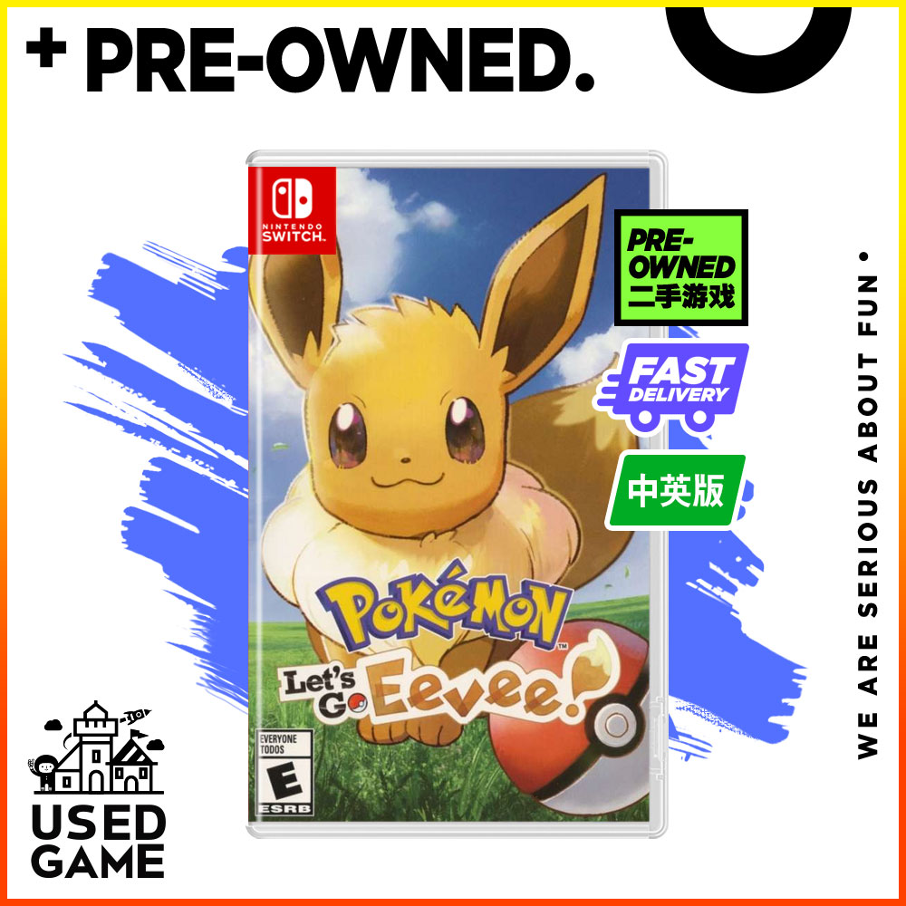 Nintendo Switch Pokemon Let's Go! Eevee [US/Chi/Eng] - [PRE-OWNED ...