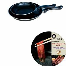 Gb017 FRYFAN SET CS TEFLON COOKING FRYING NON-STICK PAN SET | Shopee ...