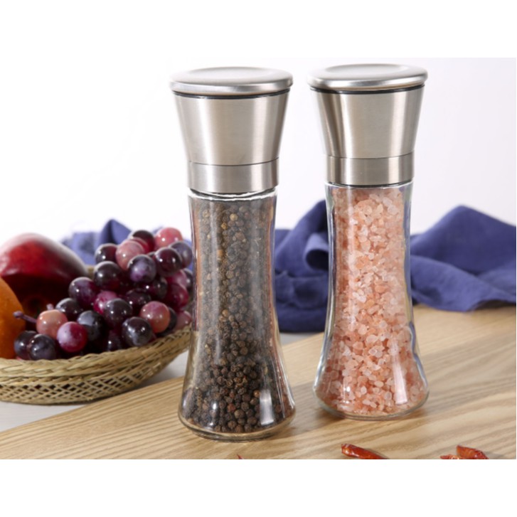 Stainless Steel Seed Grinder Pepper Grinder Spice Grinder Dispenser ...