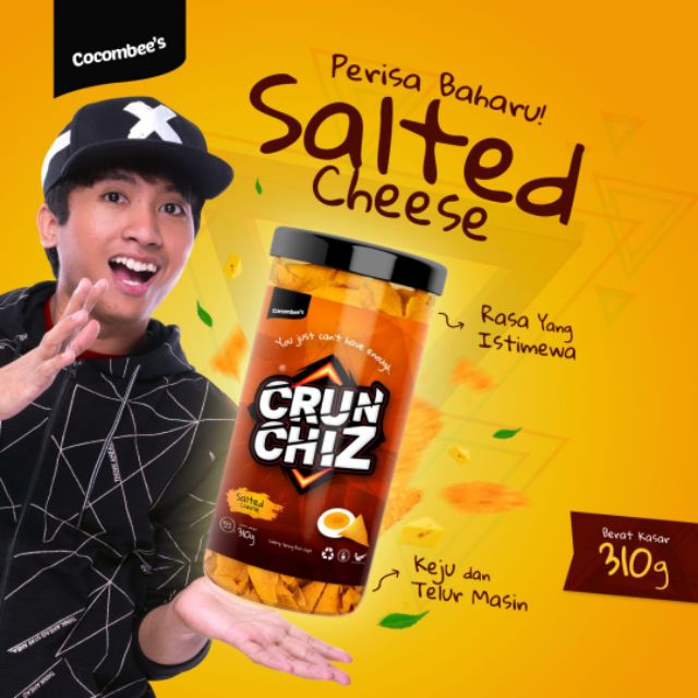 🔥CRUNCHIZ NEW FLAVOR "SALTED CHEESE" 🧀🔥 | Shopee Malaysia