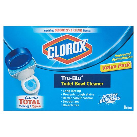 Clorox Tru-Blu Toilet Bowl Cleaner 6 x 50g | Shopee Malaysia
