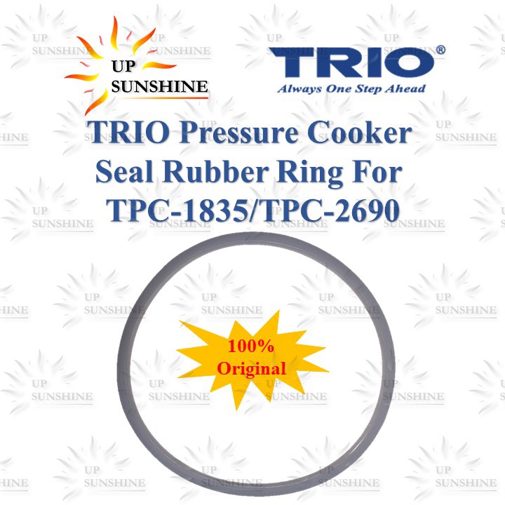 (Silicone Sealing Ring) TRIO Pressure Cooker Seal Rubber Ring for TPC ...