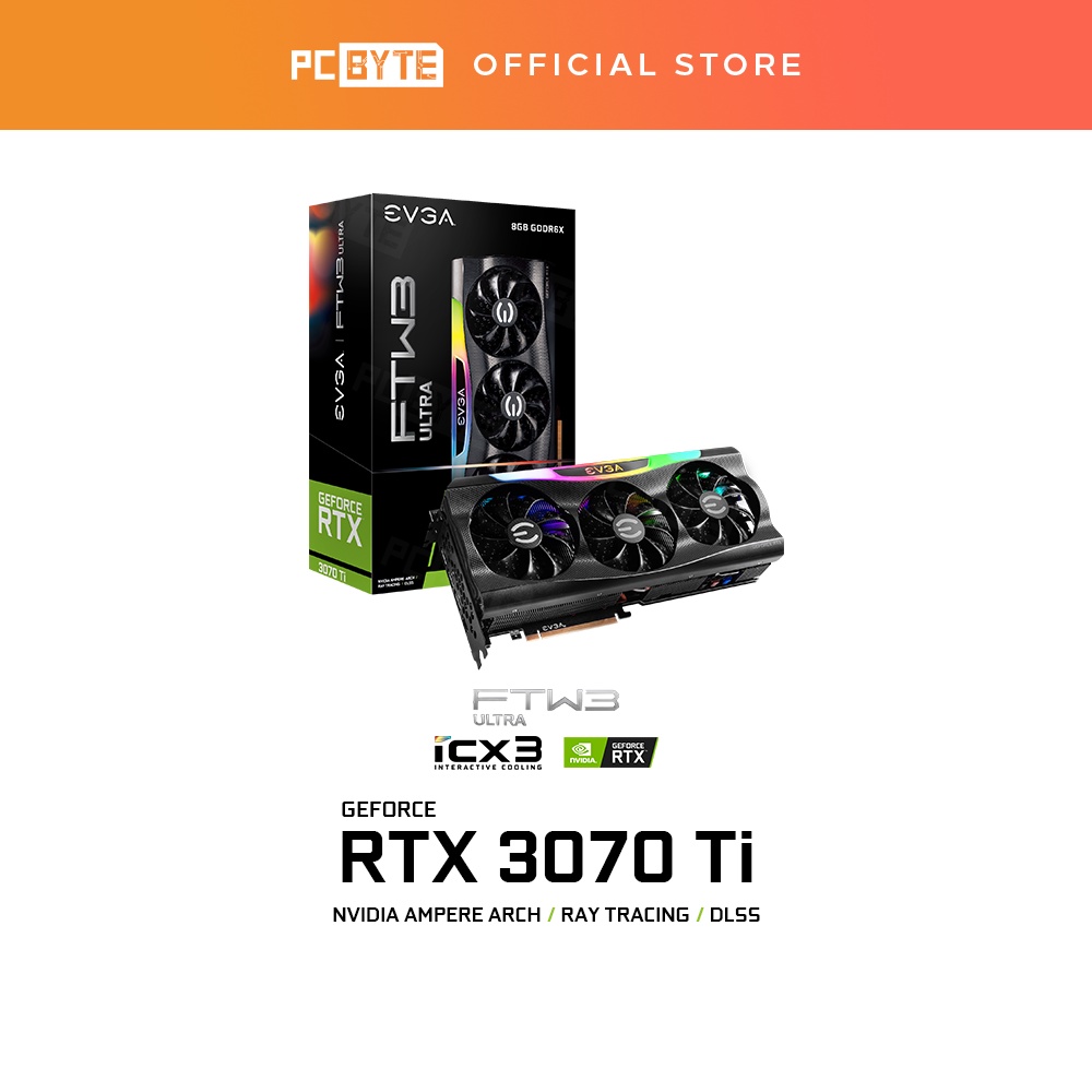 EVGA NVIDIA GeForce RTX 3070 Ti FTW3 ULTRA GAMING 8GB GDDR6X Graphic ...