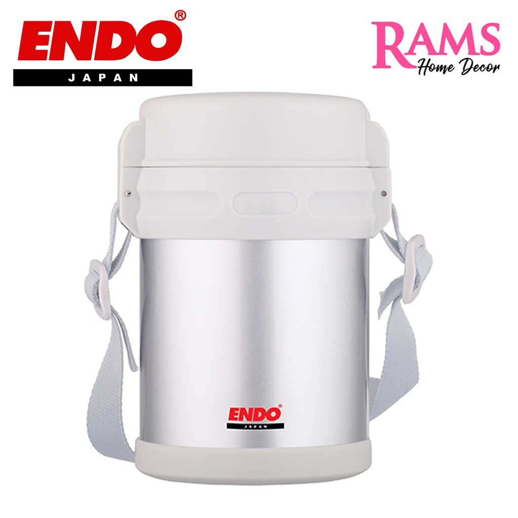 ENDO 1800ML Portable Double Stainless Steel Insulated Thermal Food Jar ...