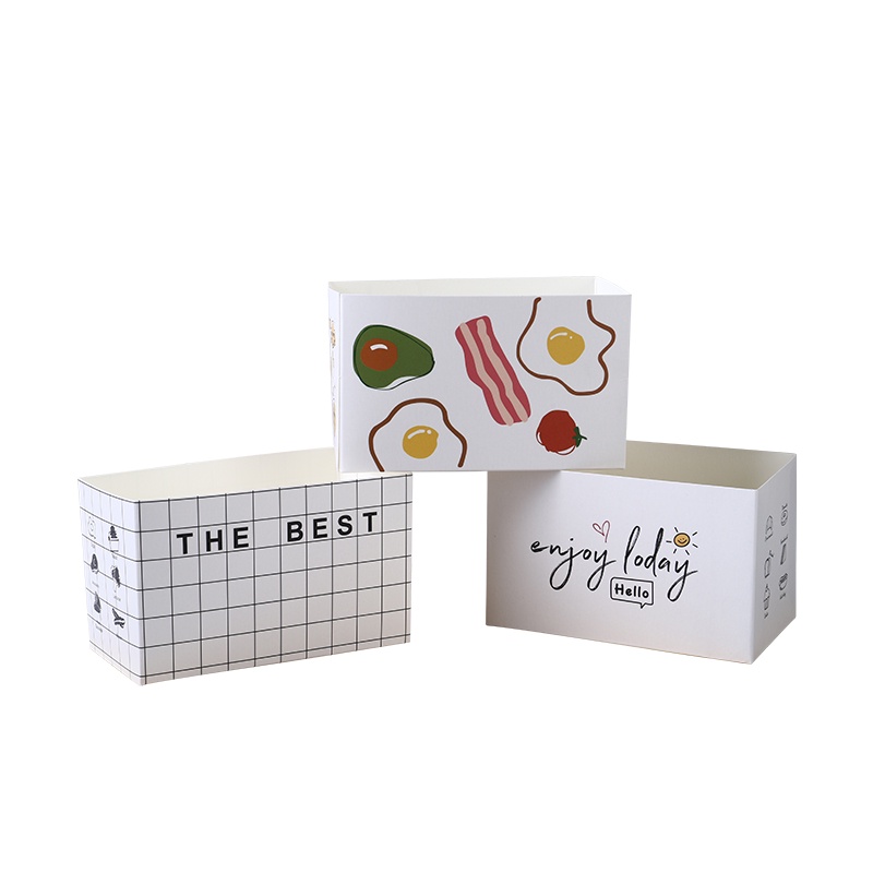 Sandwich Paper Box 50pcs Kotak Bekas Roti / Toast Box / Burger Box ...