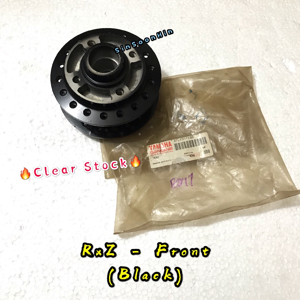 (Stock Clearance) Yamaha RxZ Front Hub - Black (OEM) | Shopee Malaysia