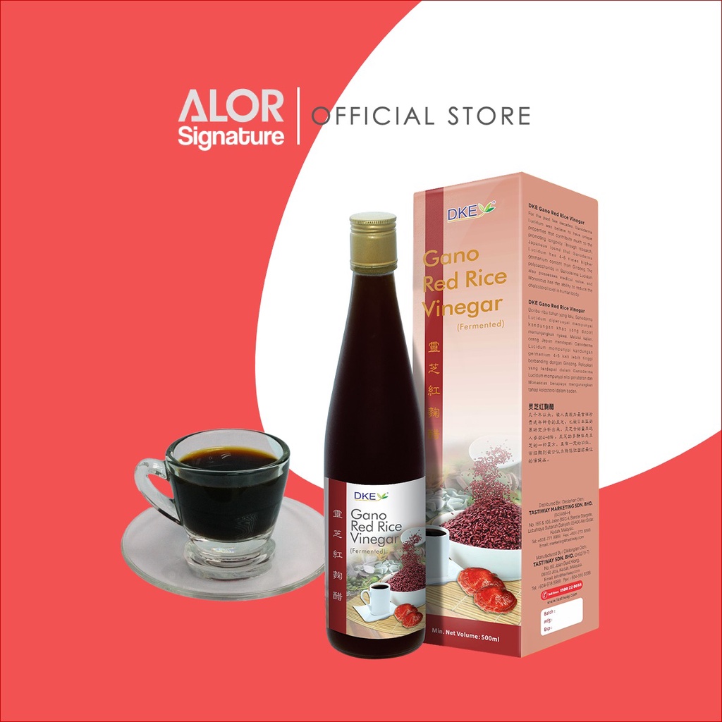 DKE Red Rice Vinegar 500ml | Shopee Malaysia