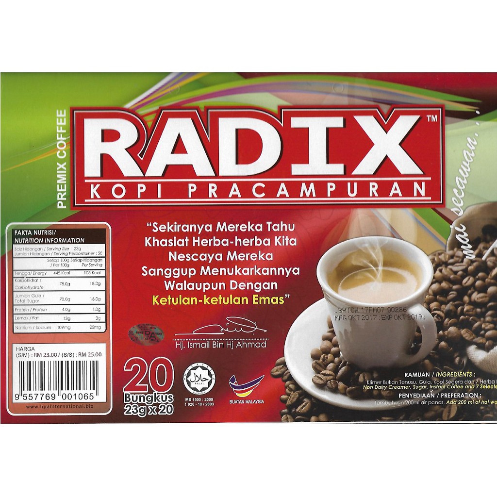 Radix Coffee Original | Shopee Malaysia
