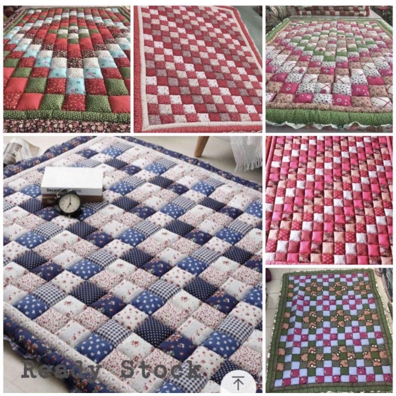 CARPET TOTO PATCHWORK SIZE QUEEN / KING / tatami / carpet / Tilam ...