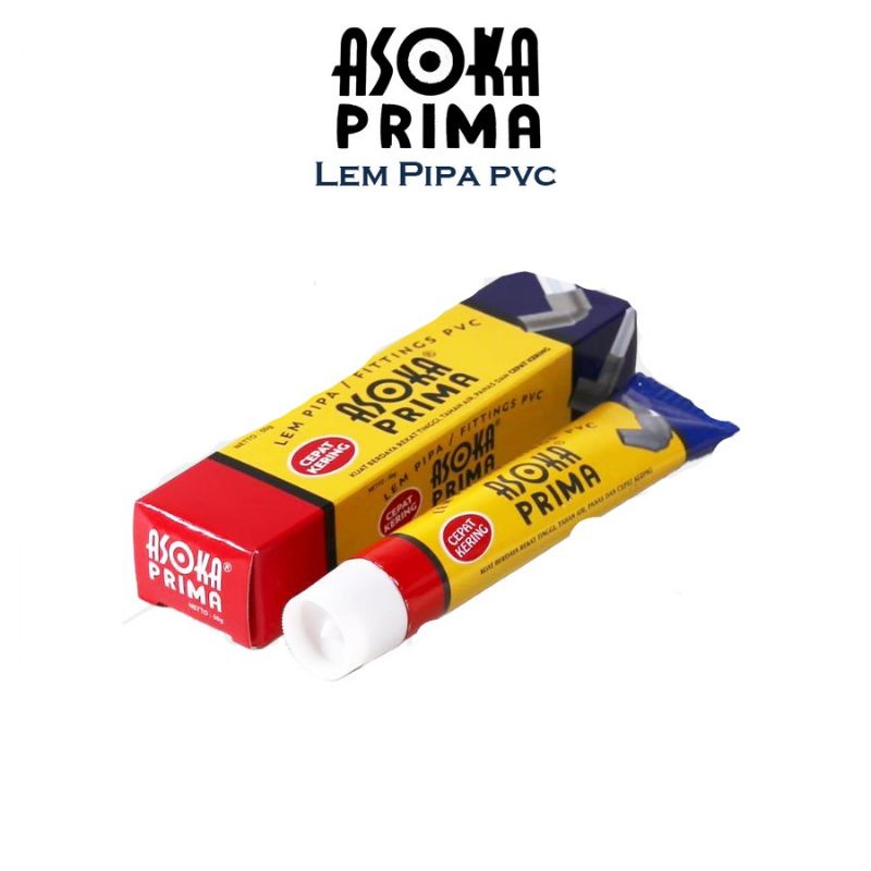 Pvc Tube Pipe Glue 40gr Ashoka Prima Brand | Shopee Malaysia