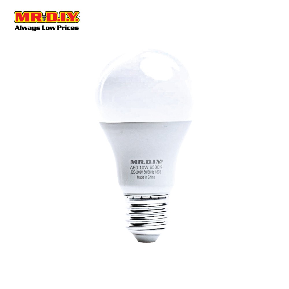 (MR.DIY) LED A60 E27 Bulb Warm White With SIRIM | Shopee Malaysia