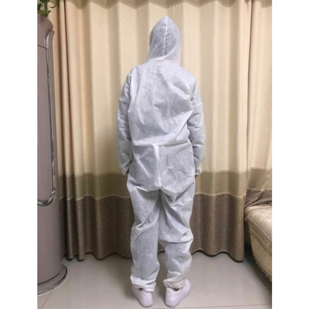 Baju PPE Isolation Suit Tyvek 500 Dupont Certificate Waterproof Hazmat ...