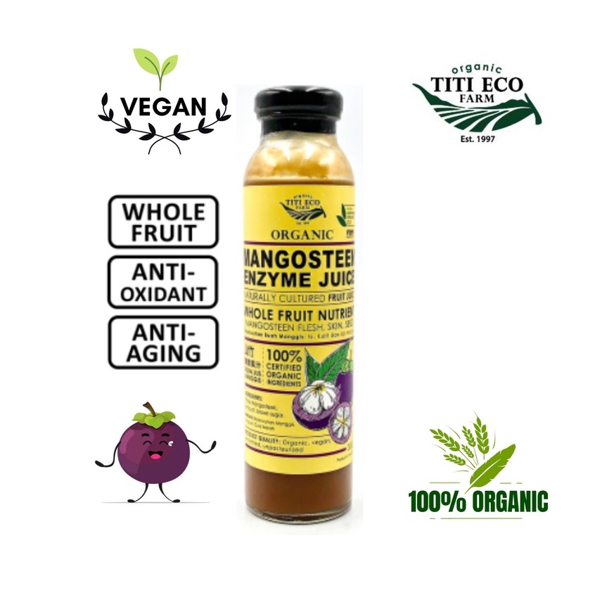 Titi Eco Farm Certified Organic Mangosteen Enzyme Juice Naturally ...
