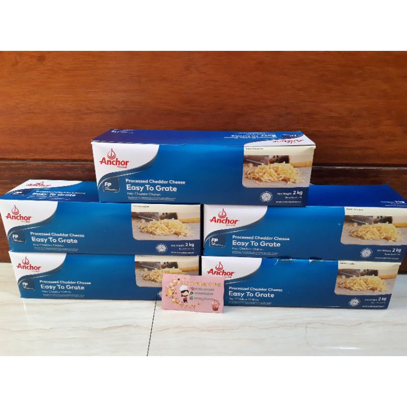 Anchor cheddar cheese 2kg easy to grate processed anchor cheese 2kg ...