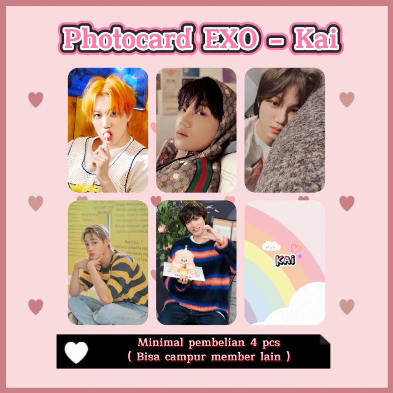 Exo Photocard - KAI / Unofficial Photocard / KAI EXO Photocard | Shopee Malaysia