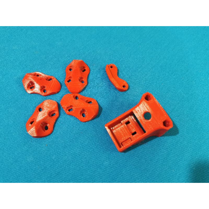Apex 5inch 3D print TPU accessories - arm skids, antenna mount, bumper ...