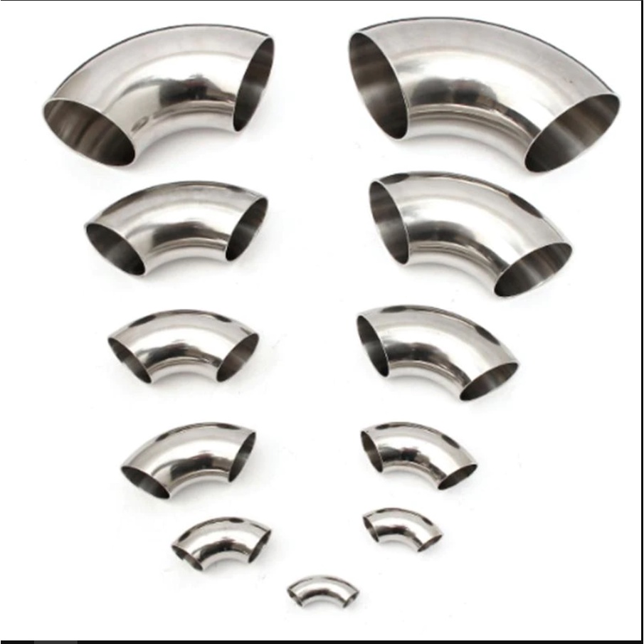 Stainless Steel SUS304 45 / 90 Degree Elbow 1.5mm thickness 1.75/2/2.2/2.5/3/3.5/4/4.5/5inch 💥 ...