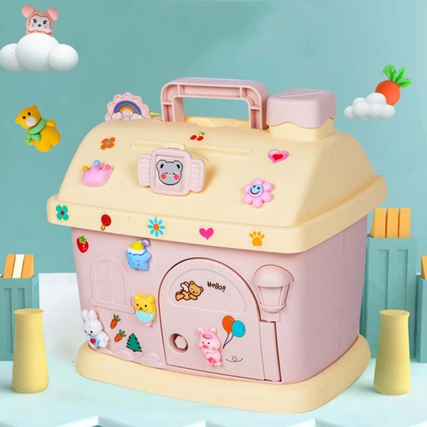 LOCAL FREE Stickers Money Box Gift Money Box for Kids Cute Money Saving ...