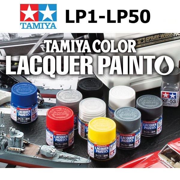 Tamiya Color Lacquer Paint LP Series LP1 - LP50 | Shopee Malaysia