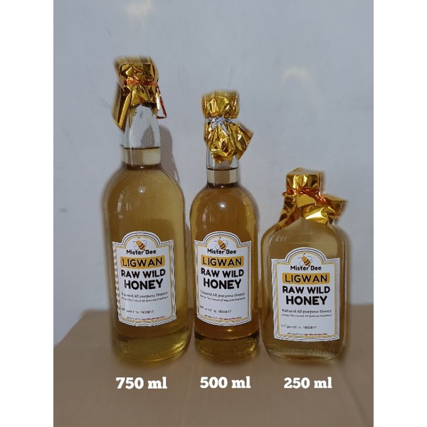 LIGWAN Pure Raw Wild Honey 250ml 500ml 750ml | Shopee Malaysia