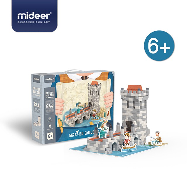 Mideer Steam Education Master Builder Building Game - The Old Bridge ...