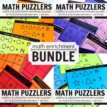 Math Logic Puzzles BUNDLE Mathematics Enrichment PDF | Shopee Malaysia