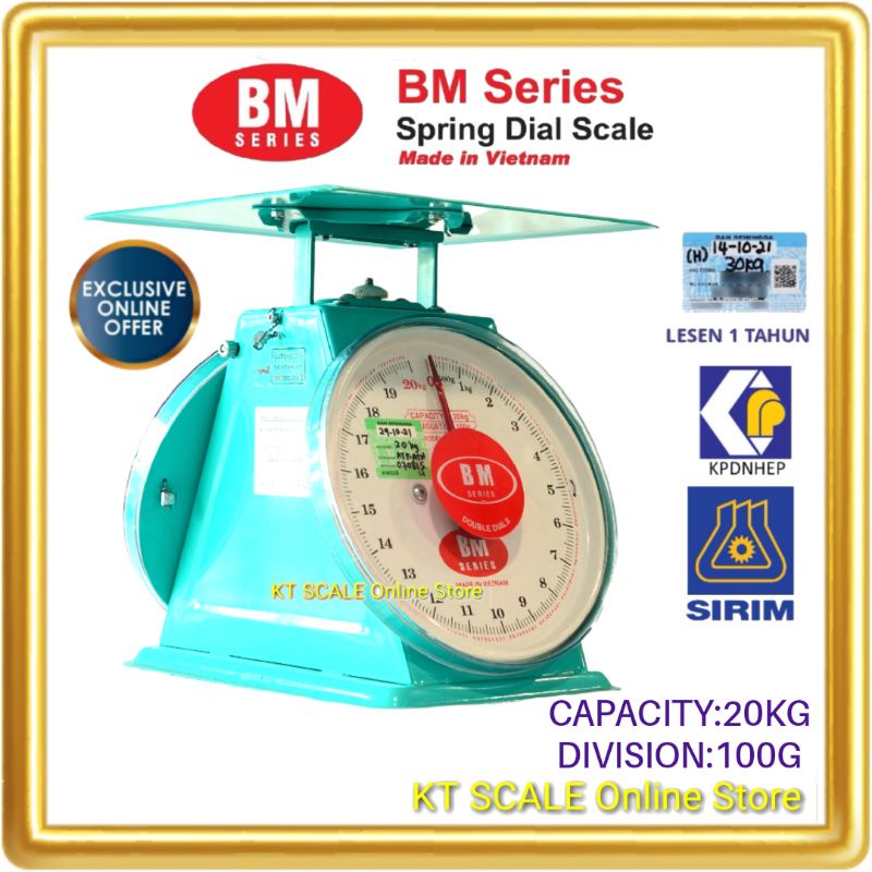 TIMBANG BM 20KG SPRING SCALE | Shopee Malaysia