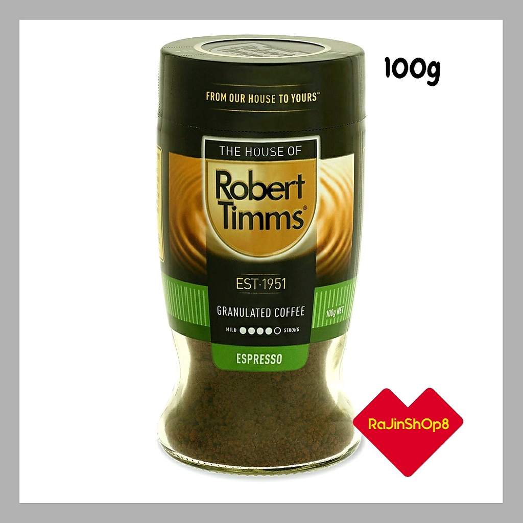 Robert Timms Premium Instant Coffee | Espresso | Full Bodied | Rich ...