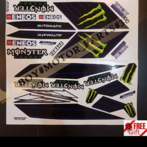 YAMAHA EGO S (14) SPECIAL EDITION BODY STICKER | Shopee Malaysia