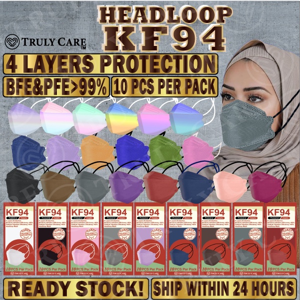 KF94 MASK HEADLOOP MASK KF94 HEADLOOP MASK KF94 FACE MASK HEAD LOOP ...