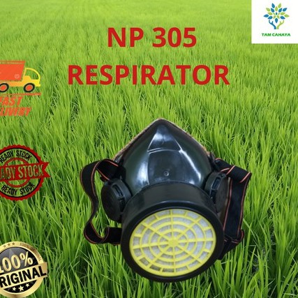 NP305 SINGLE CARTRIDGE RESPIRATOR Chemical Mask Industry Mask Dust Mask ...