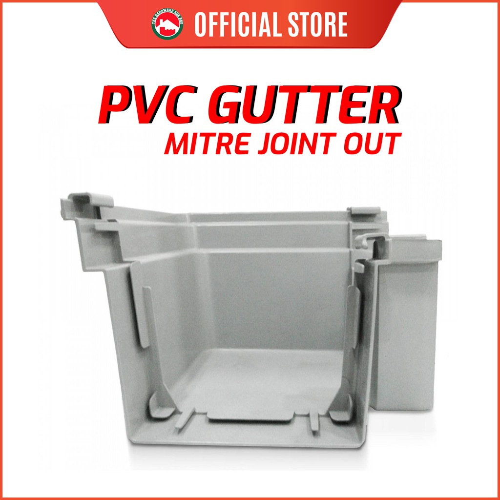 GUTTER PVC - MITRE JOINT IN JOINT OUT | Shopee Malaysia