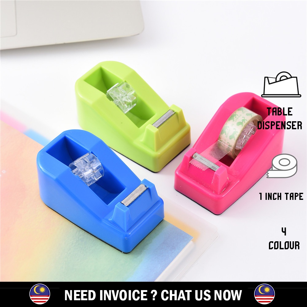 DL Office Small Tape Dispenser Mini Desktop Dispenser Cellulose Tape ...