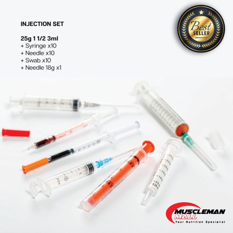 SET LENGKAP PICAGARI (SYRINGE) + GAUGE 25G 5ML | Shopee Malaysia