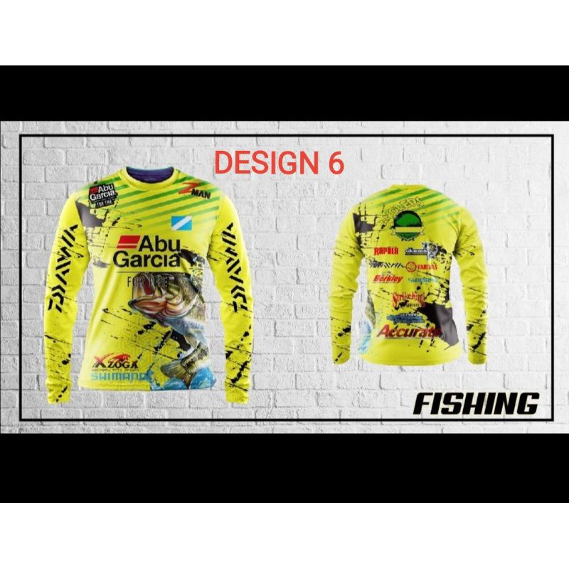 BAJU MEMANCING CUSTOM DESIGN(LONG SLEEVE) | Shopee Malaysia