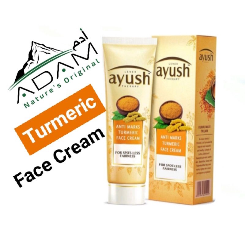 Face Cream Turmeric Ayush Anti Marks 50gm Shopee Malaysia