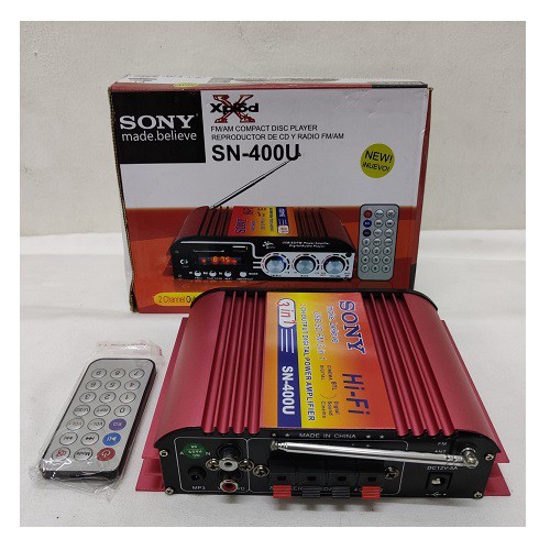 SONY SN 400 U CAR AMPLIFIER ( RED ) | Shopee Malaysia