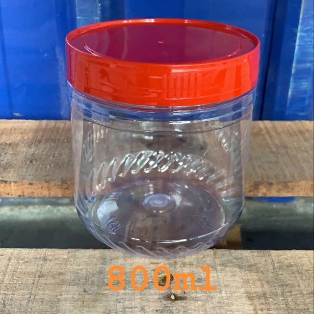 balang kuih 800ml/4017 clear /black/gold- 1= 10pcs | Shopee Malaysia