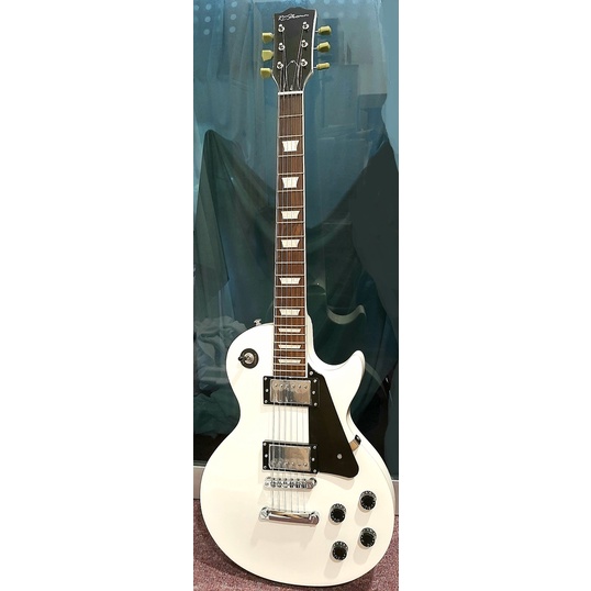 Rc Stromm ELECTRIC 6 STRING LES PAUL GUITAR KG-12WHITE | Shopee Malaysia