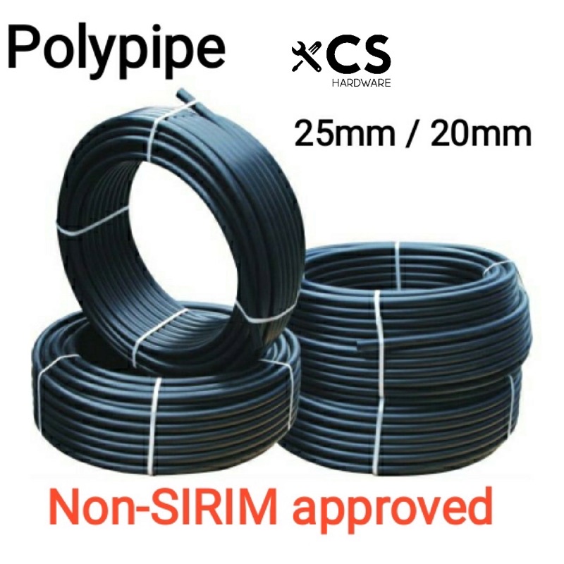 ReadyStock!!!🔥No Sirim 20mm 25mm HDPE Poly PP Polyethylene Black Poly ...