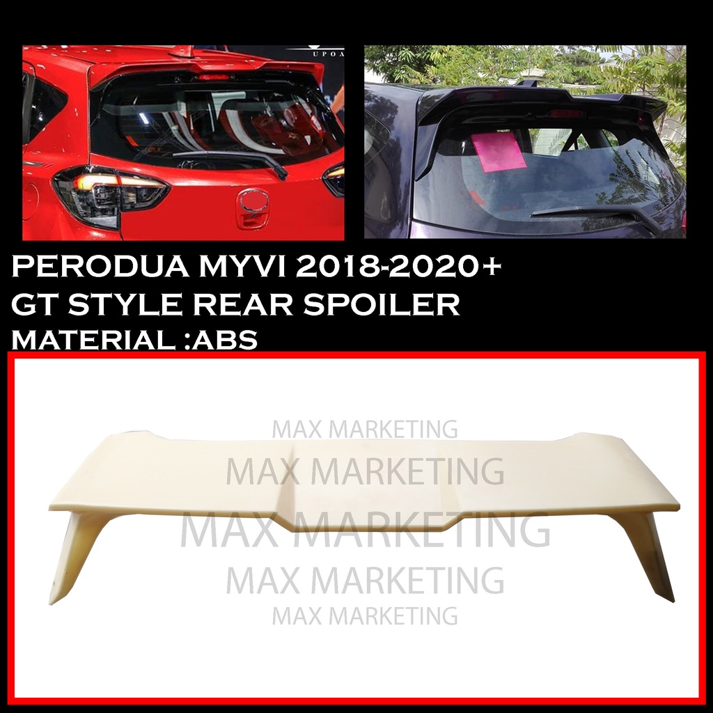 PERODUA MYVI GEN 3 2018-2020+ GT STYLE REAR ROOF SPOILER TAIL TRUNK ...
