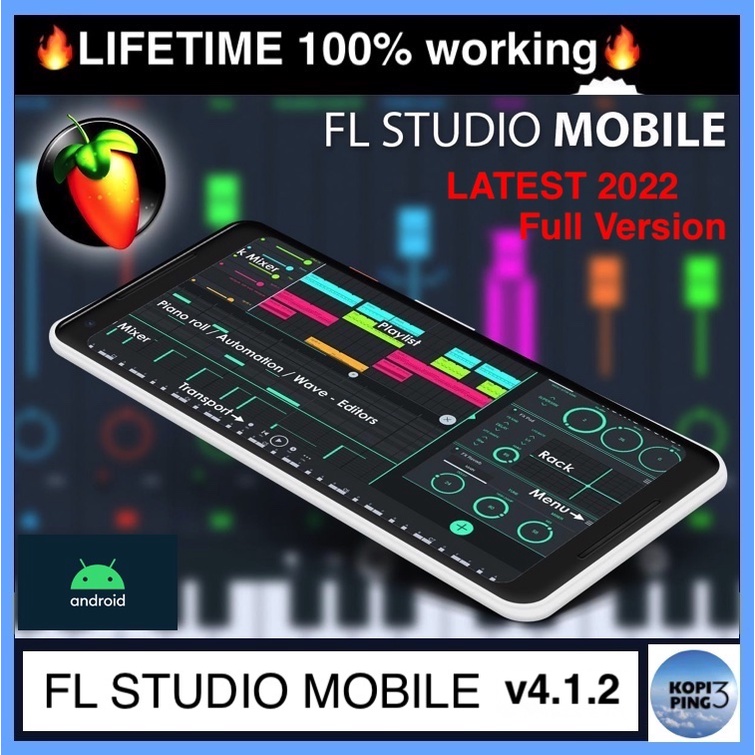 FL Studio Mobile v4.4.5 🔥LIFETIME 100% working🔥 ANDROID MOBILE Latest ...