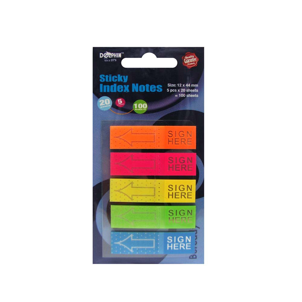 STICKY INDEX NOTES SIGN HERE DOL86065 x 1 pack | Shopee Malaysia