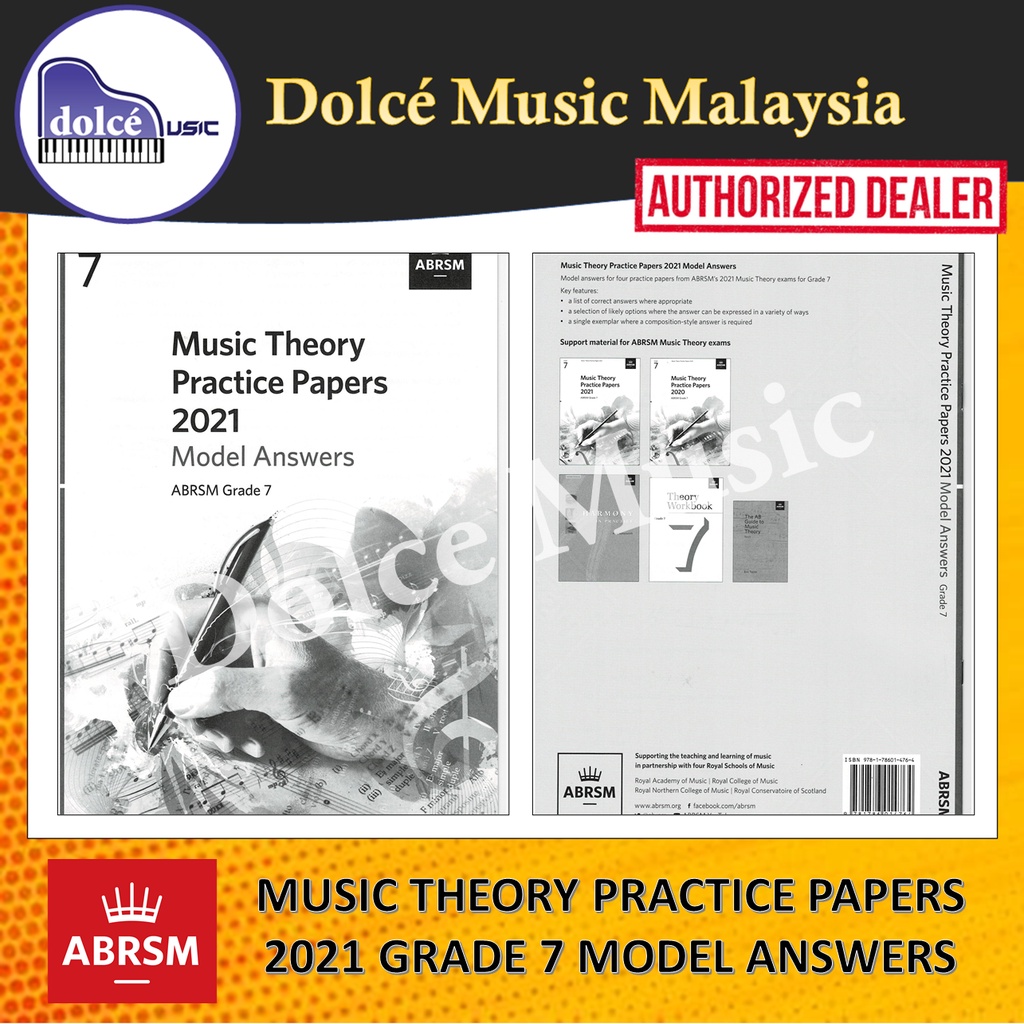 ABRSM - Music Theory Practice Papers 2021 Grade 1-8 Model Answers ...
