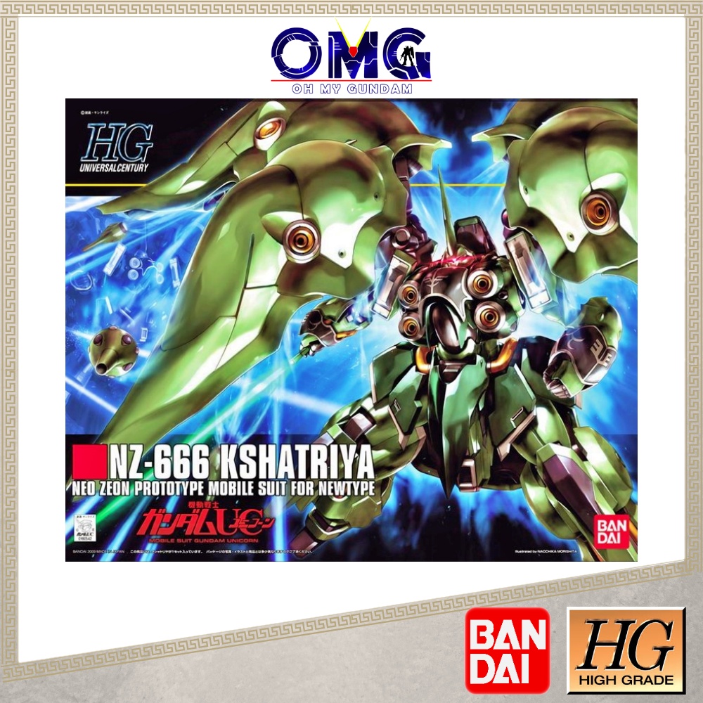 Bandai HGUC NZ-666 Kshatriya Gundam 58263 HG NZ666 Kshatriya NZ 666 ...