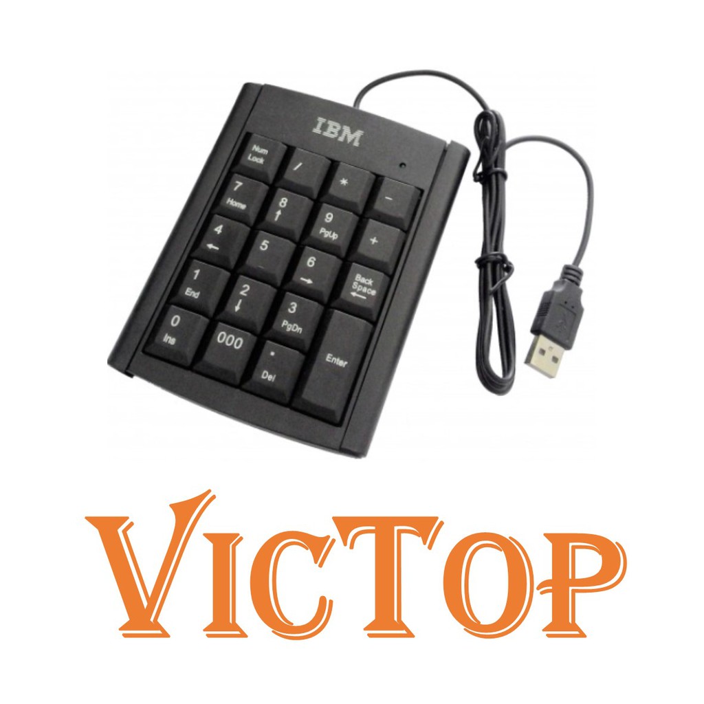 Wired USB Numeric Keypad Slim Mini Number Pad Digital Keyboard for ...