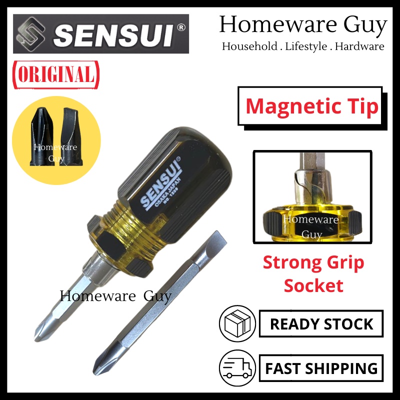 (SENSUI Premium) MINI 2 Way Screwdriver Mini Screwdriver Mini Skru ...