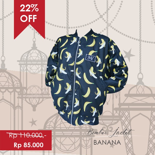 Banana Bomber Jacket (Banana) | Shopee Malaysia