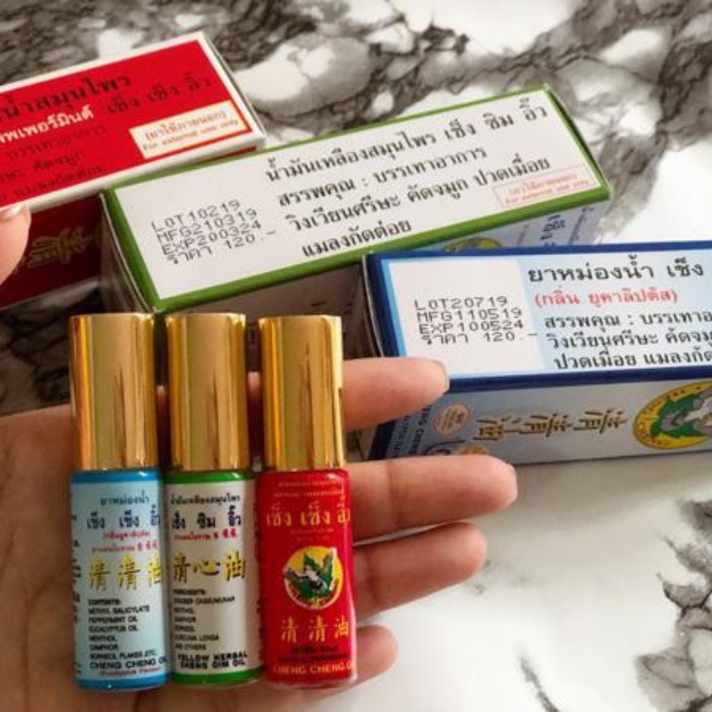 CHENG CHENG/CHENG CIM BLUE EUCALYPTUS OIL 5ml/23ml FROM THAILAND ...